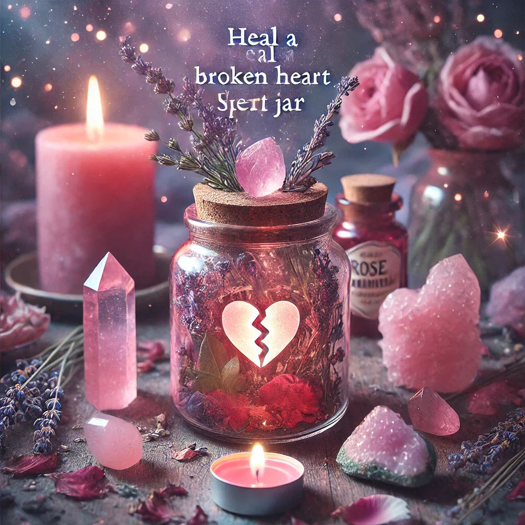 Heal a Broken Heart Spell Jar – Temperance and Sage