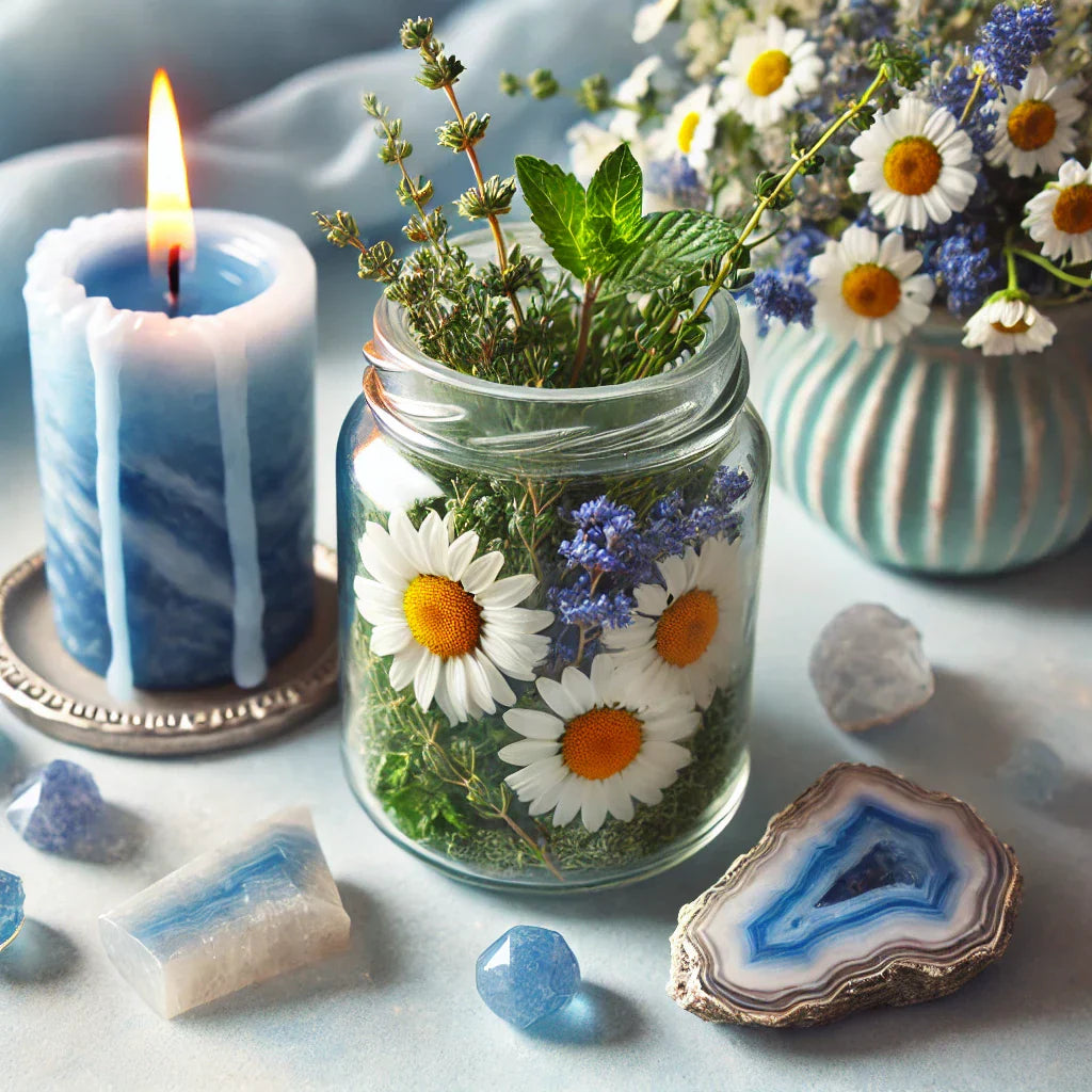 Communication Spell Jar – Temperance and Sage